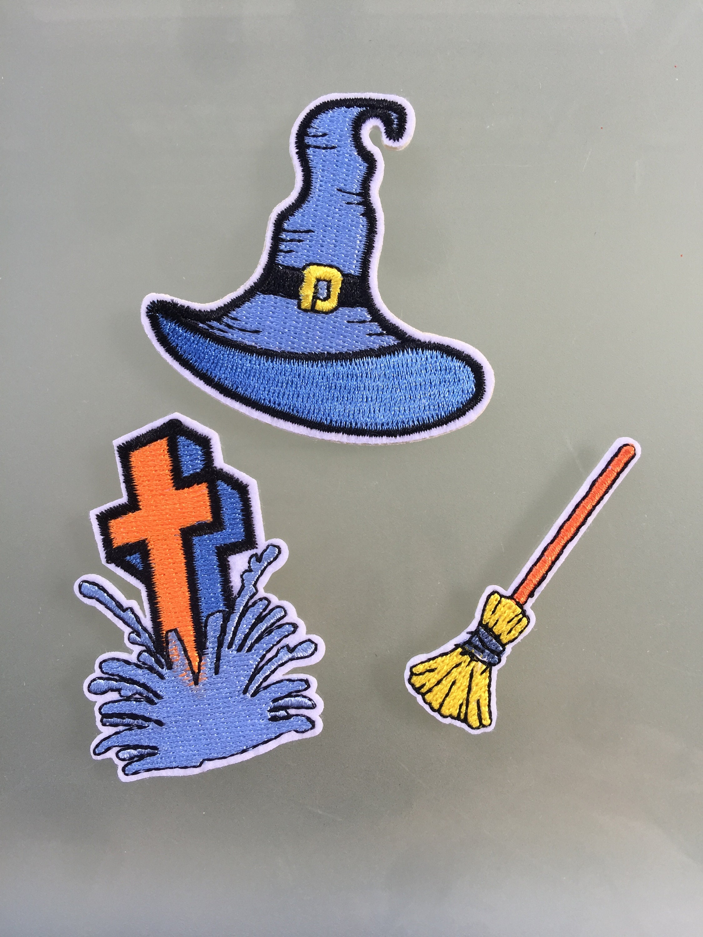 Halloween Witches Iron/ Sew on Full Embroidered Patch - Etsy