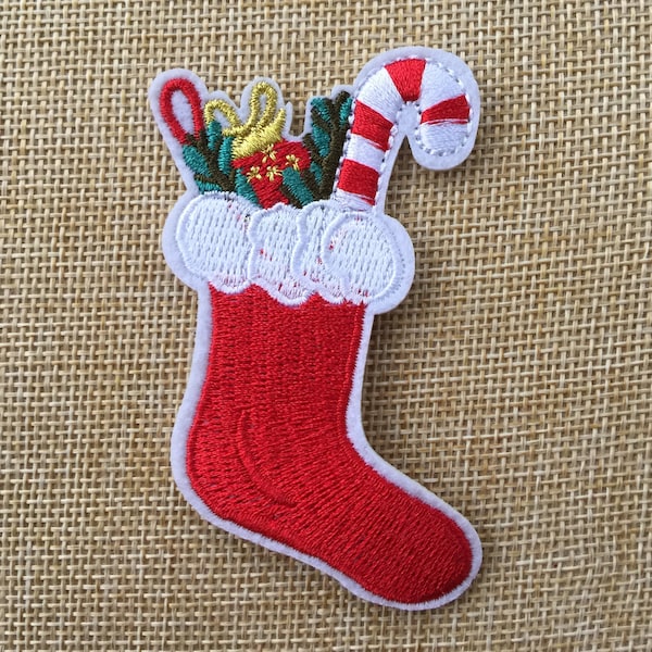 Christmas Stocking Applique - Etsy