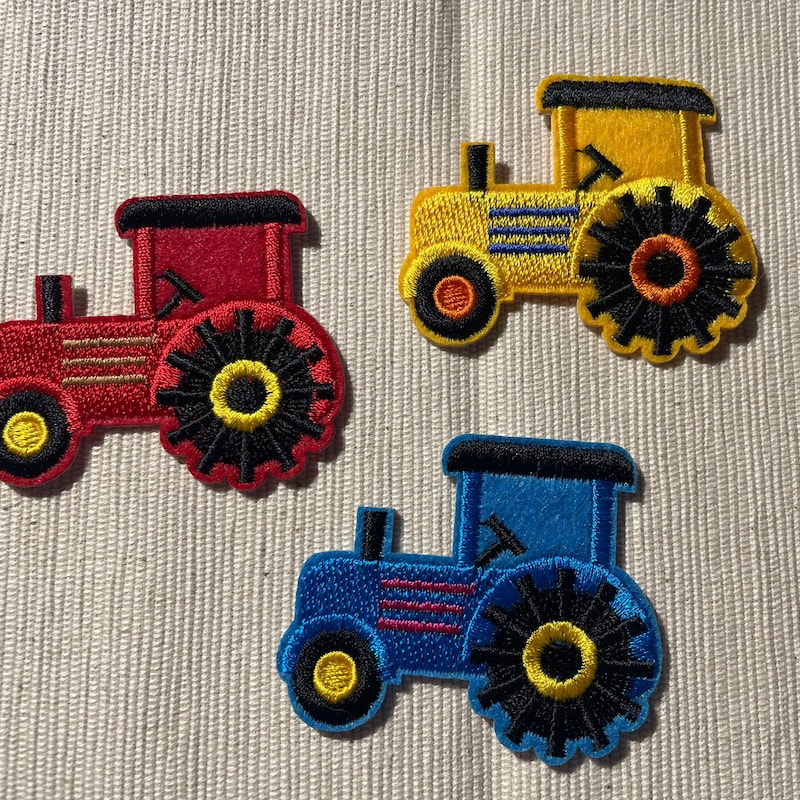 Tractor Applique - Etsy