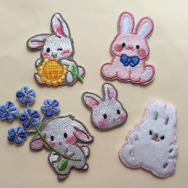 Rabbit Patches - Etsy