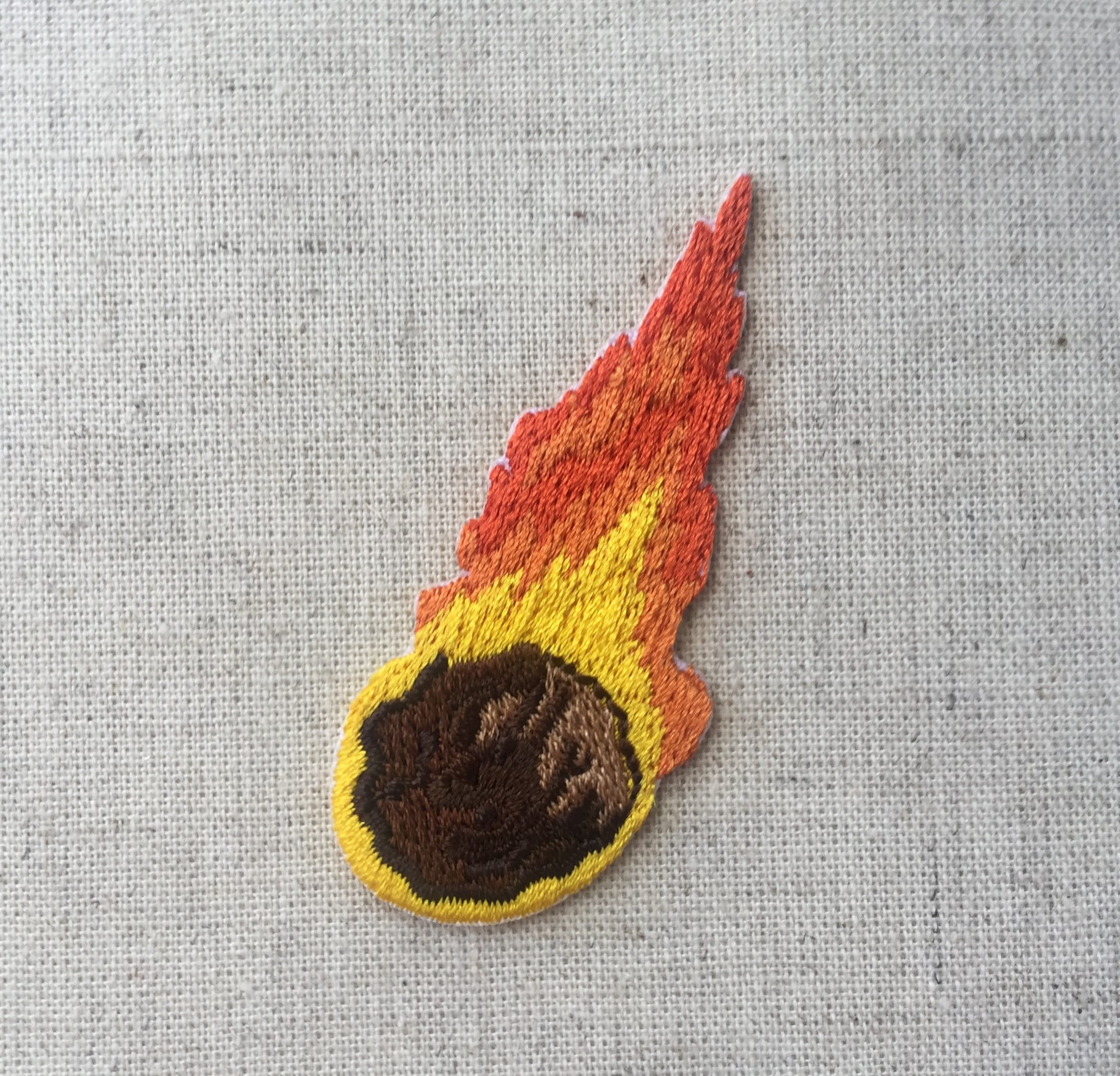 Fireball Iron on Sew on Full Embroidered Patch Appliqués Badge - Etsy