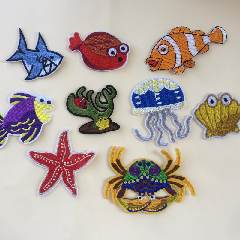 Sea Life Applique - Etsy