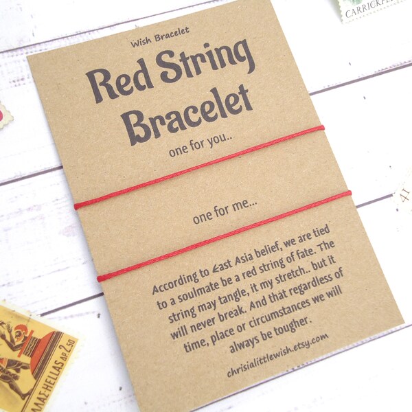 Red String - Etsy
