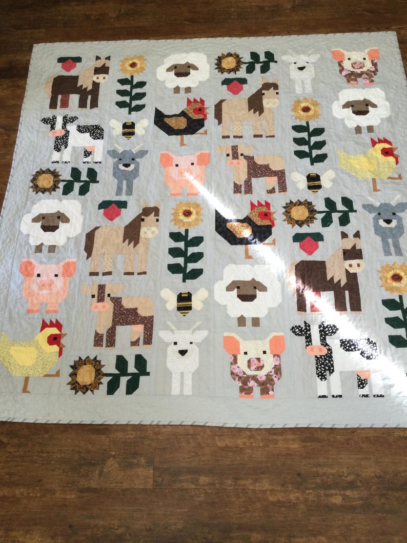 Fab Farm Queen Quilt. Custom Order Only. I Am Putting Together Another ...