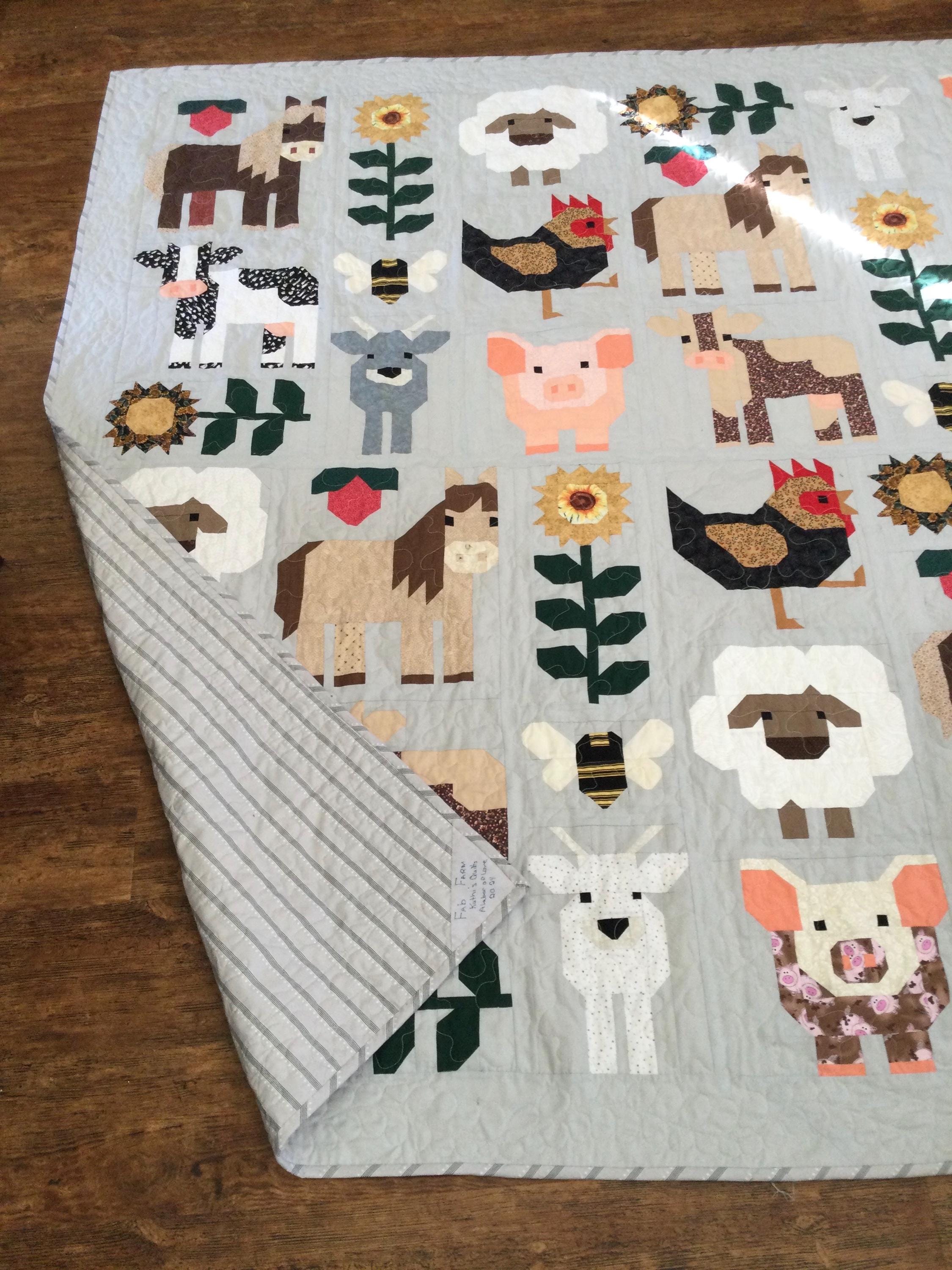 Fab Farm Queen Quilt. Custom Order Only. I Am Putting Together Another ...