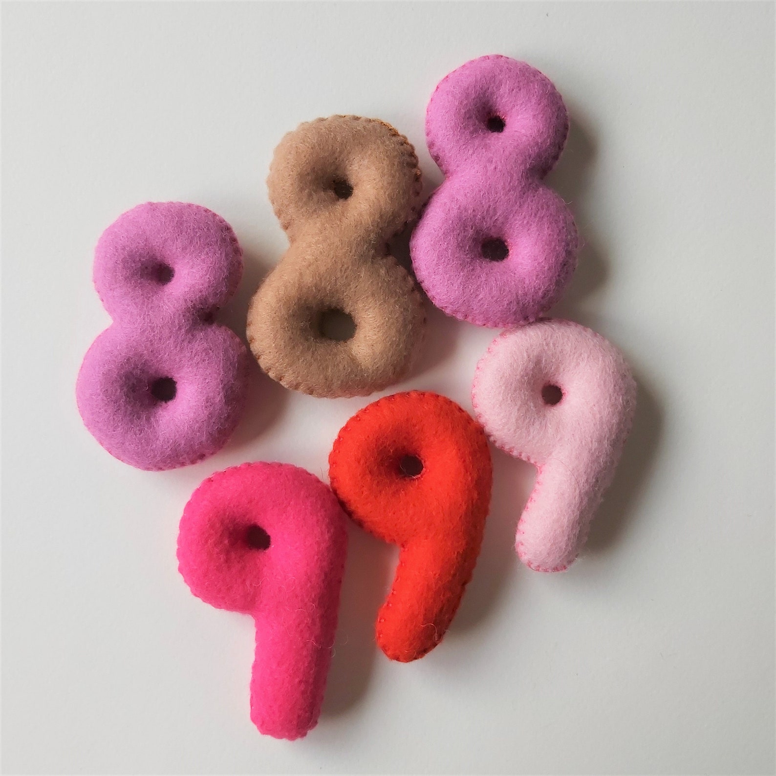 Felt Number Set Stuffed Number Set Number Play Set Felt - Etsy Australia