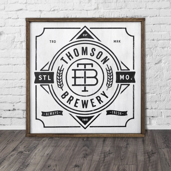 Vintage Beer Sign - Etsy