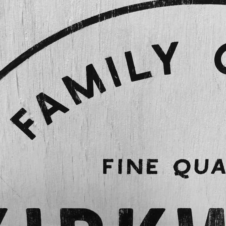 Custom Hometown Wood Painted Sign Modern Farmhouse Wall - Etsy