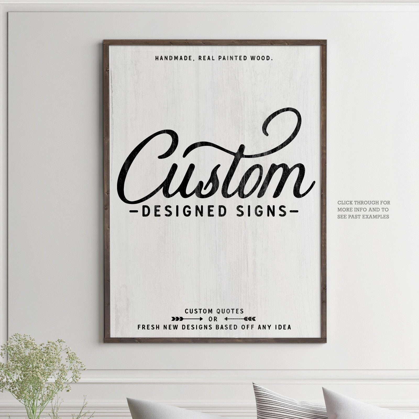 CUSTOM MADE QUOTE sign custom design custom made gift one | Etsy