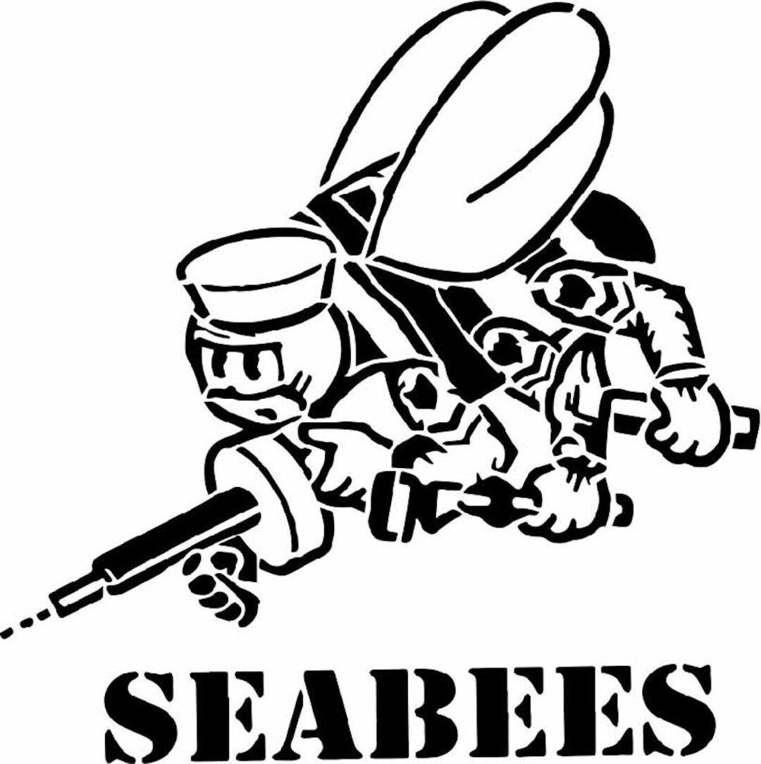 Seabees Military Stencil Stencils - Etsy