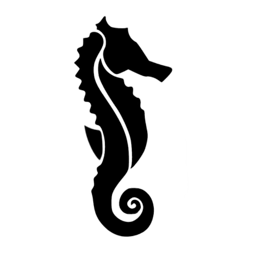 Seahorse Stencil Nautical Seahorses Beach Stencils - Etsy
