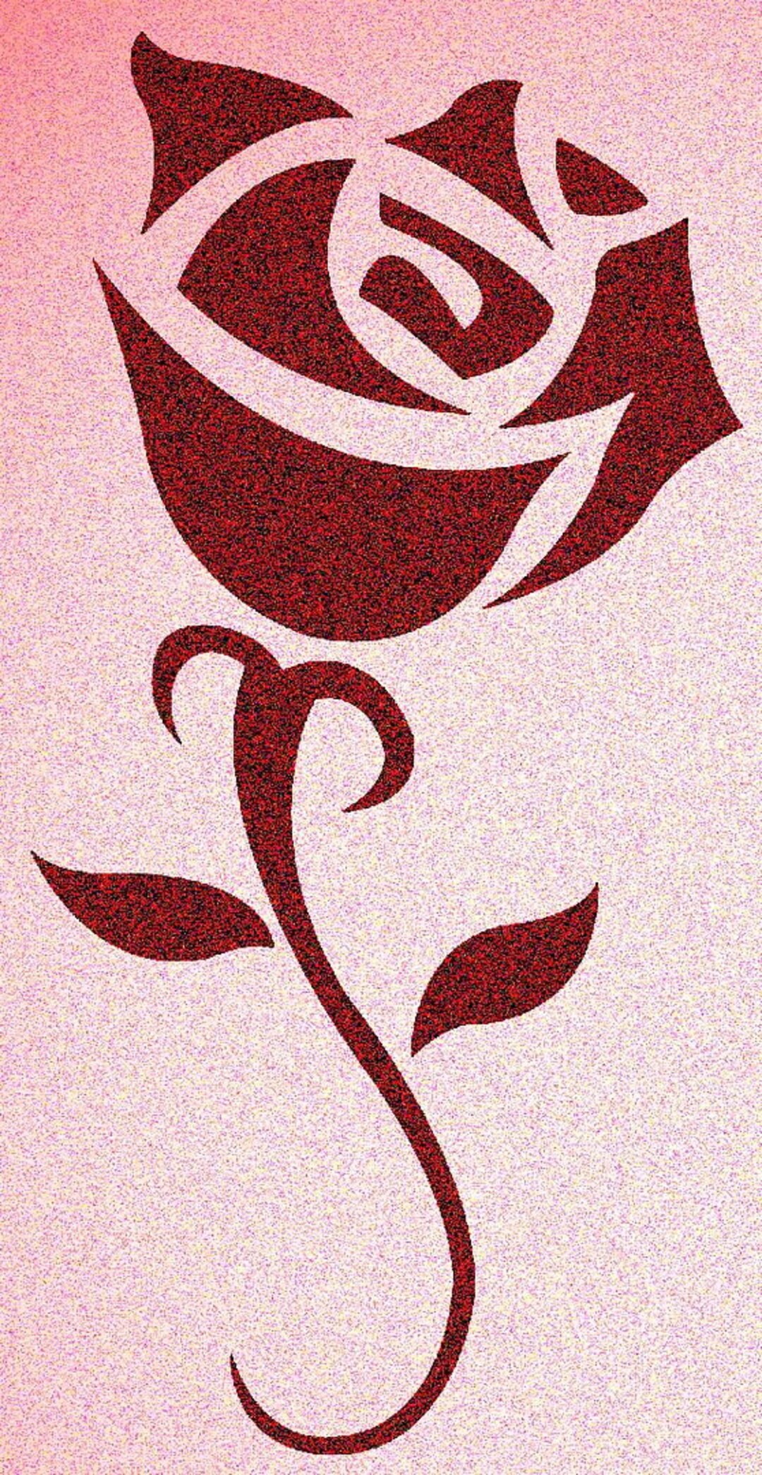 Single Rose Stencil Flowers Roses Stencils - Etsy