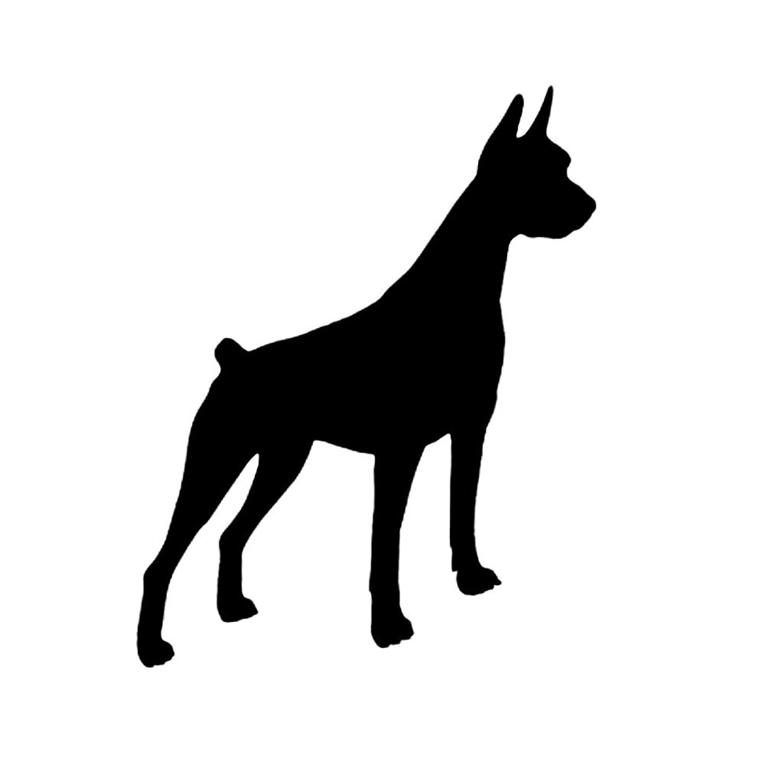 Standing Doberman Dog Stencil Dogs Stencils - Etsy