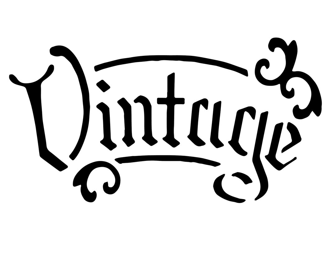 Vintage Word Sign Stencil Mylar Signs Vintage Stencils - Etsy