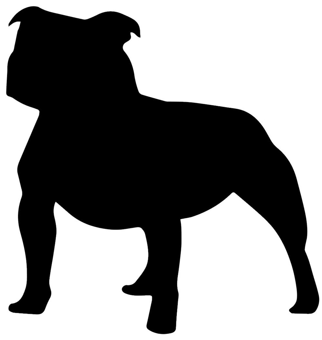 American Staffy Dog Stencil Dogs Stencils - Etsy