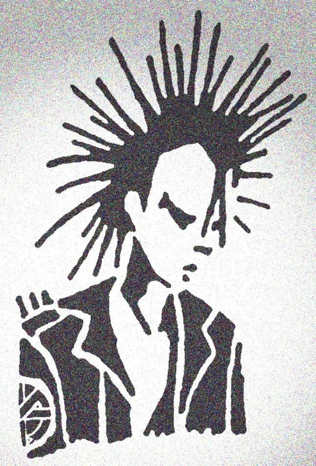 Punk Rocker Stencil Kids Teen Room Wall Painting Stencils - Etsy