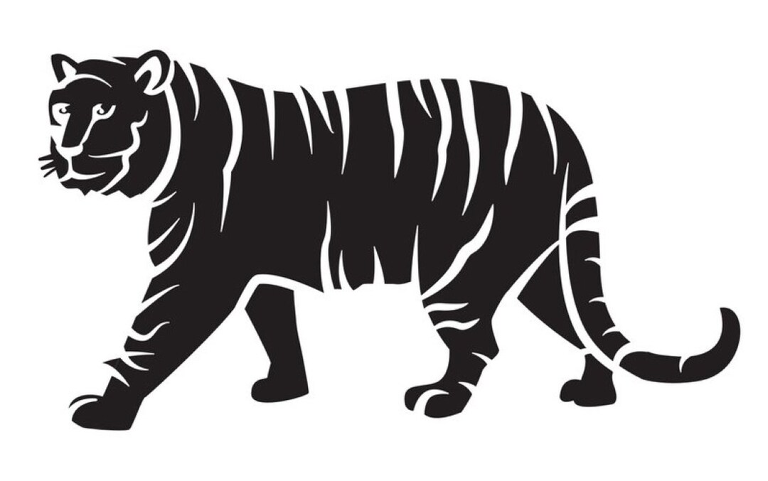 Tiger Stencil Tigers Wildlife Animal Stencils - Etsy