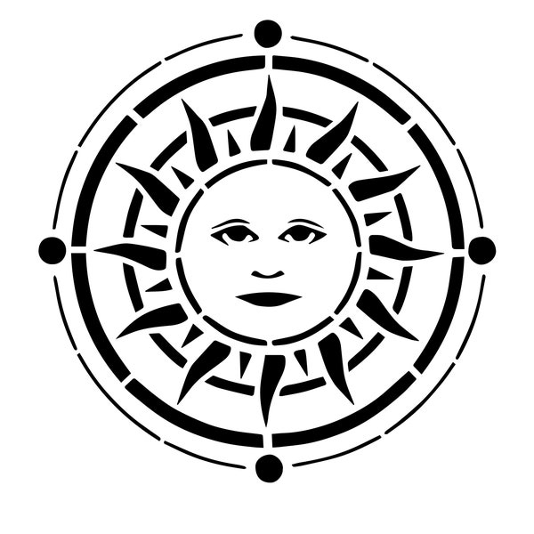Sun Stencil - Etsy