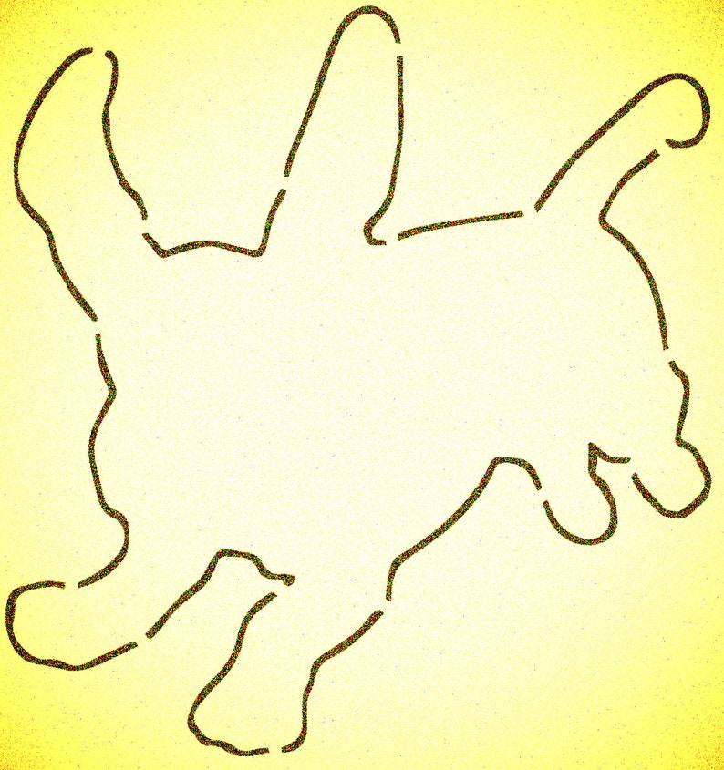 Bassett Hound Outline Dog Stencil Dogs Stencils - Etsy