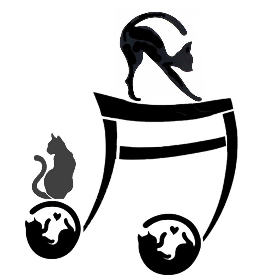 Cat Music Note Stencil Cats Animal Stencils - Etsy