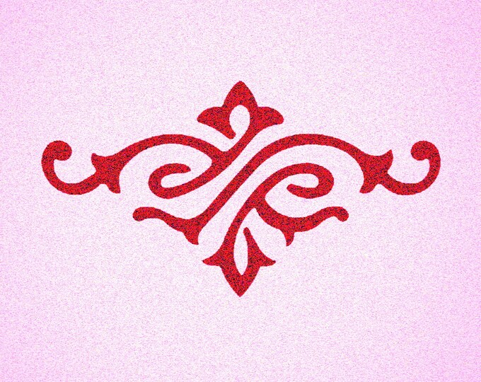 Scroll Swirl Design Stencil Vintage Border Scrolls Stencils - Etsy