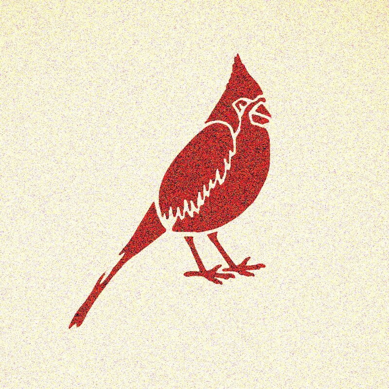 Cardinal Stencil - Etsy