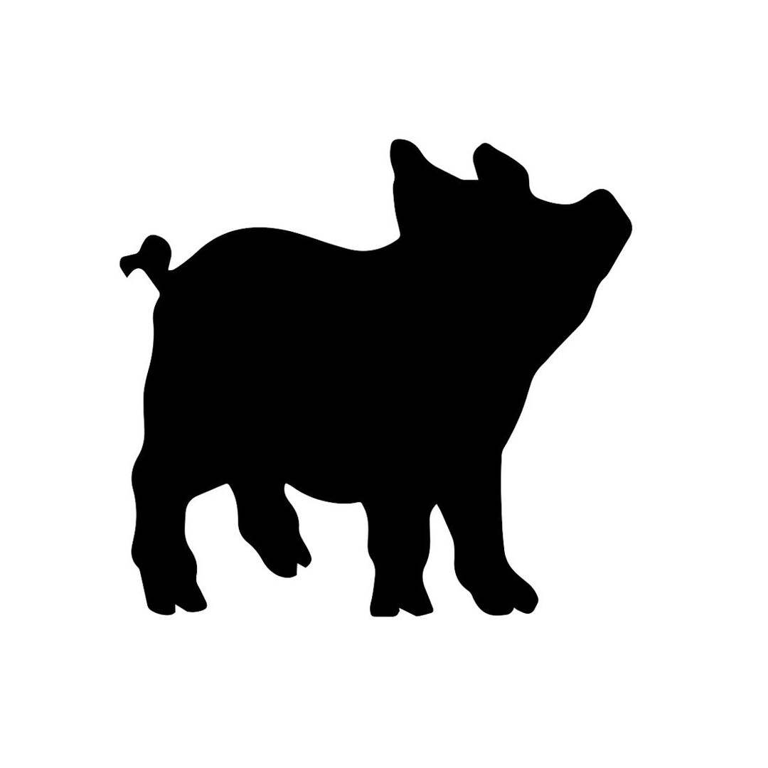 Piglet Stencil Farm Animal Pigs Stencils - Etsy