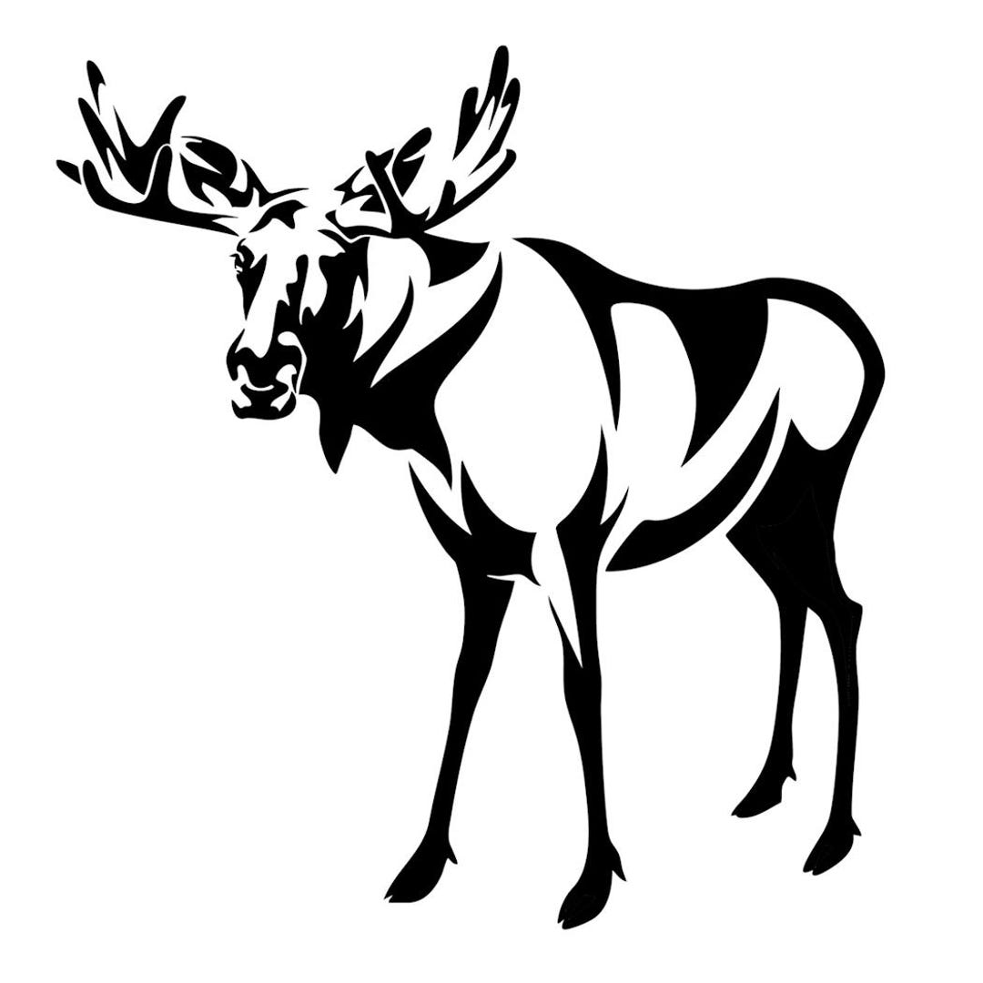 Moose Stencil Wildlife Animal Stencils - Etsy