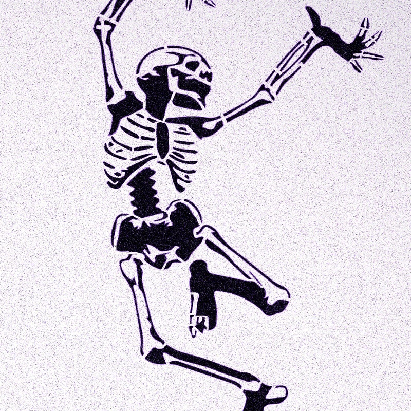Skeleton Stencil - Etsy