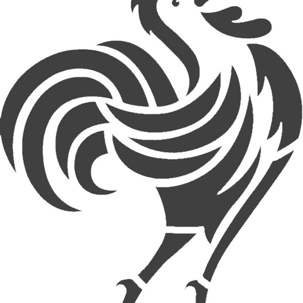 Rooster Stencil - Etsy
