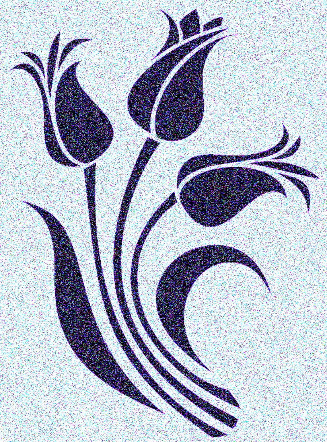 Bundle of Tulips Stencil Tulip Flower Spring Stencils | Etsy