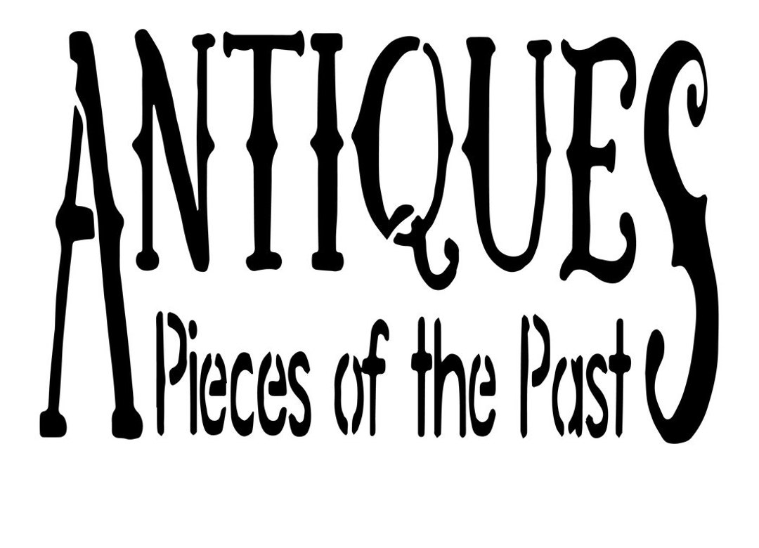 Antique Word Sign Stencil Signs Vintage Stencils - Etsy