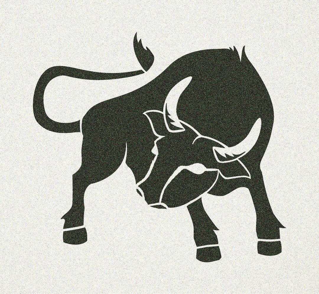 Bull Stencil Bulls Animal Stencils - Etsy