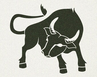 2021 With a Bull Stencil Reusable 2021 With a Bull Stencil-art Stencil ...