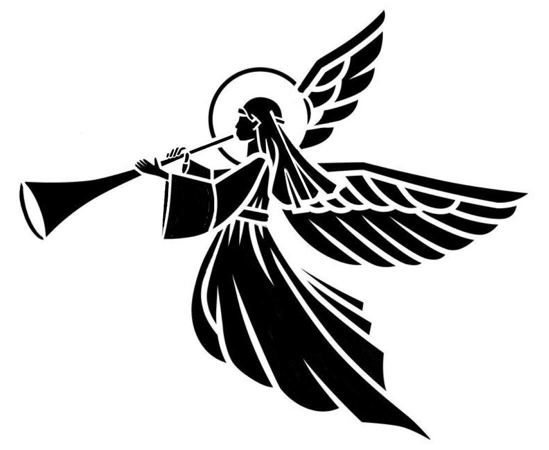 Flying Angel Silhouette