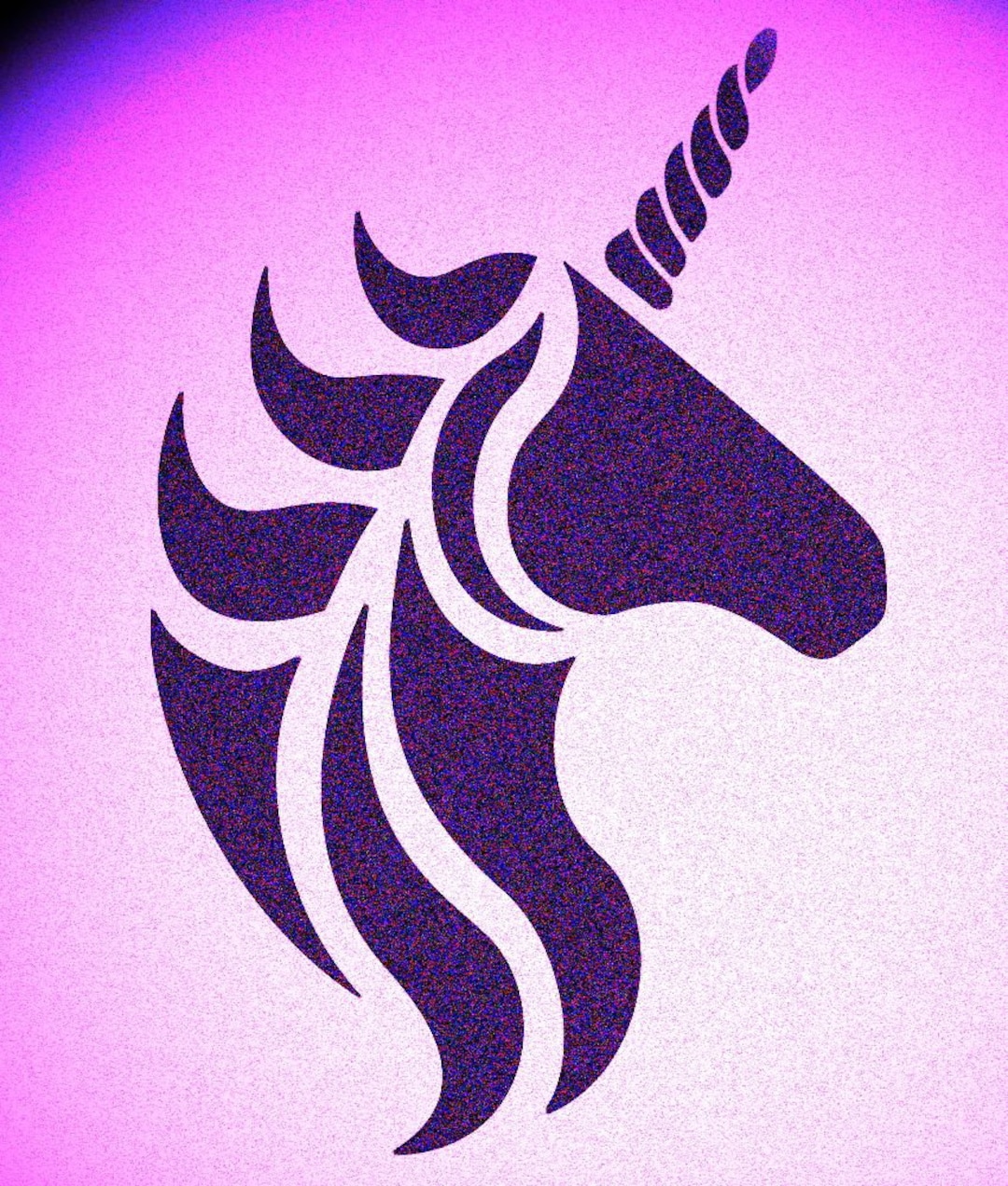 Unicorn Head Stencil Unicorns Stencils - Etsy