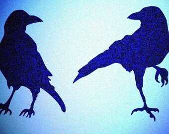 Crow Stencil - Etsy