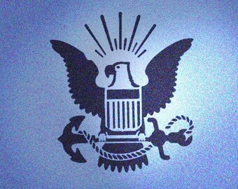 United States Navy Anchor Stencil Militiary Stencils | Etsy