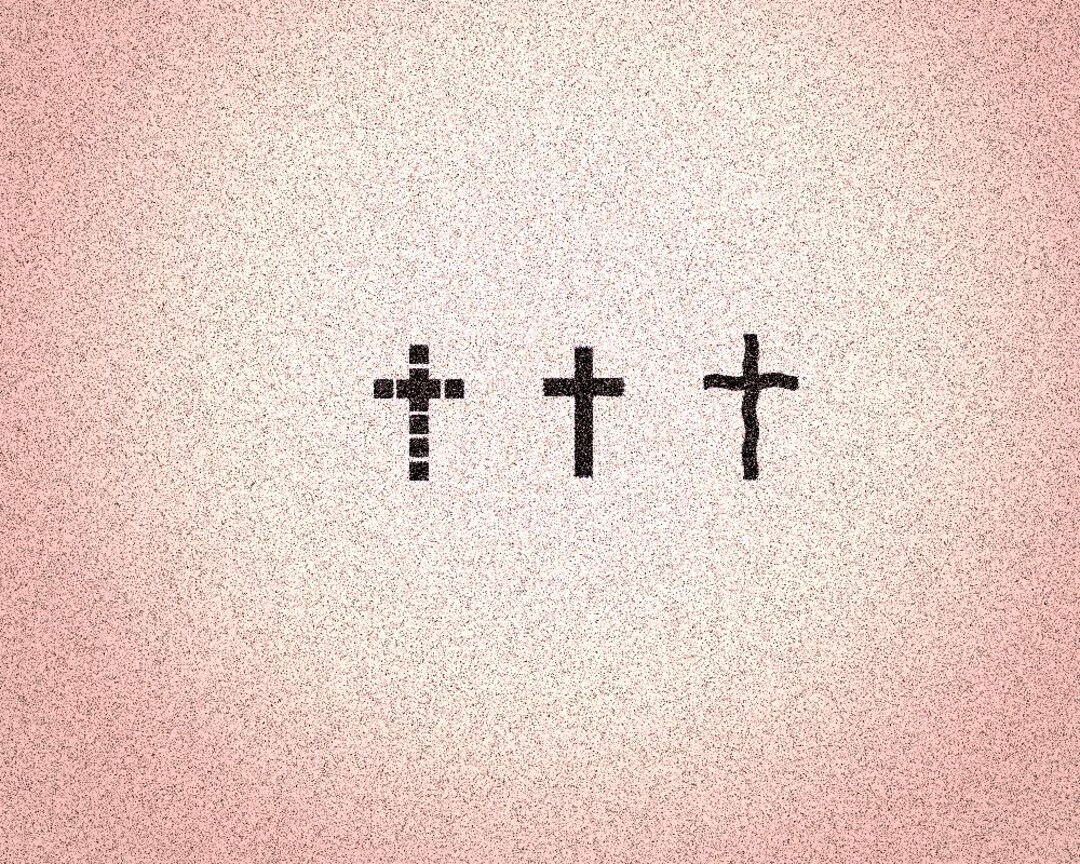 Set of 3 Little Crosses Stencil Religious Stencils - Etsy