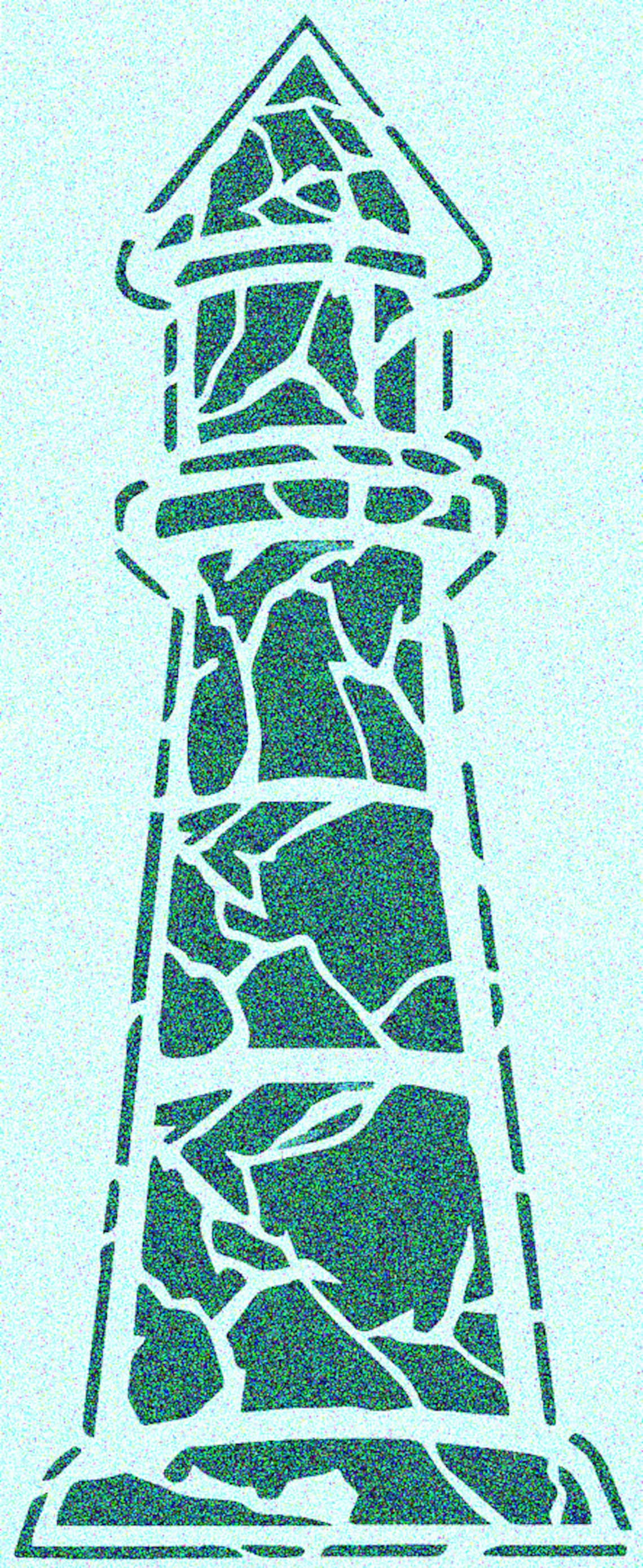 Vintage Lighthouse Stencil Lighthouses Nautical Stencils - Etsy