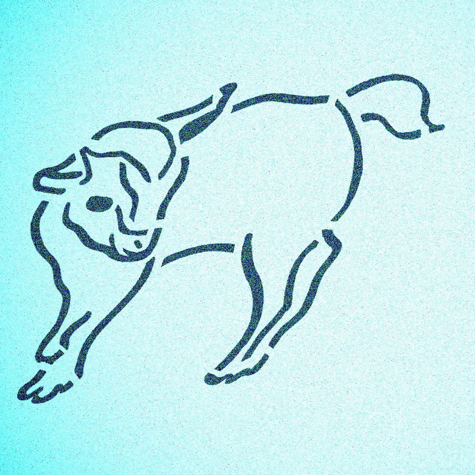 Outline Calf Baby Cow Stencil Farm Cows Stencils - Etsy