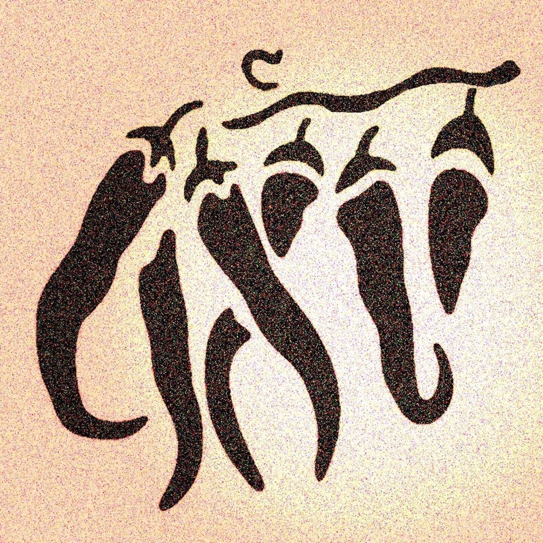 Chili Pepper Stencil Vegetable Kitchen Stencils - Etsy