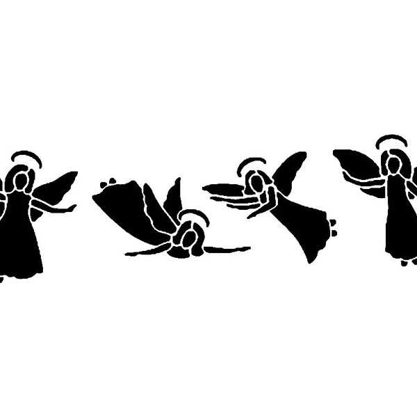 Angel Stencil - Etsy