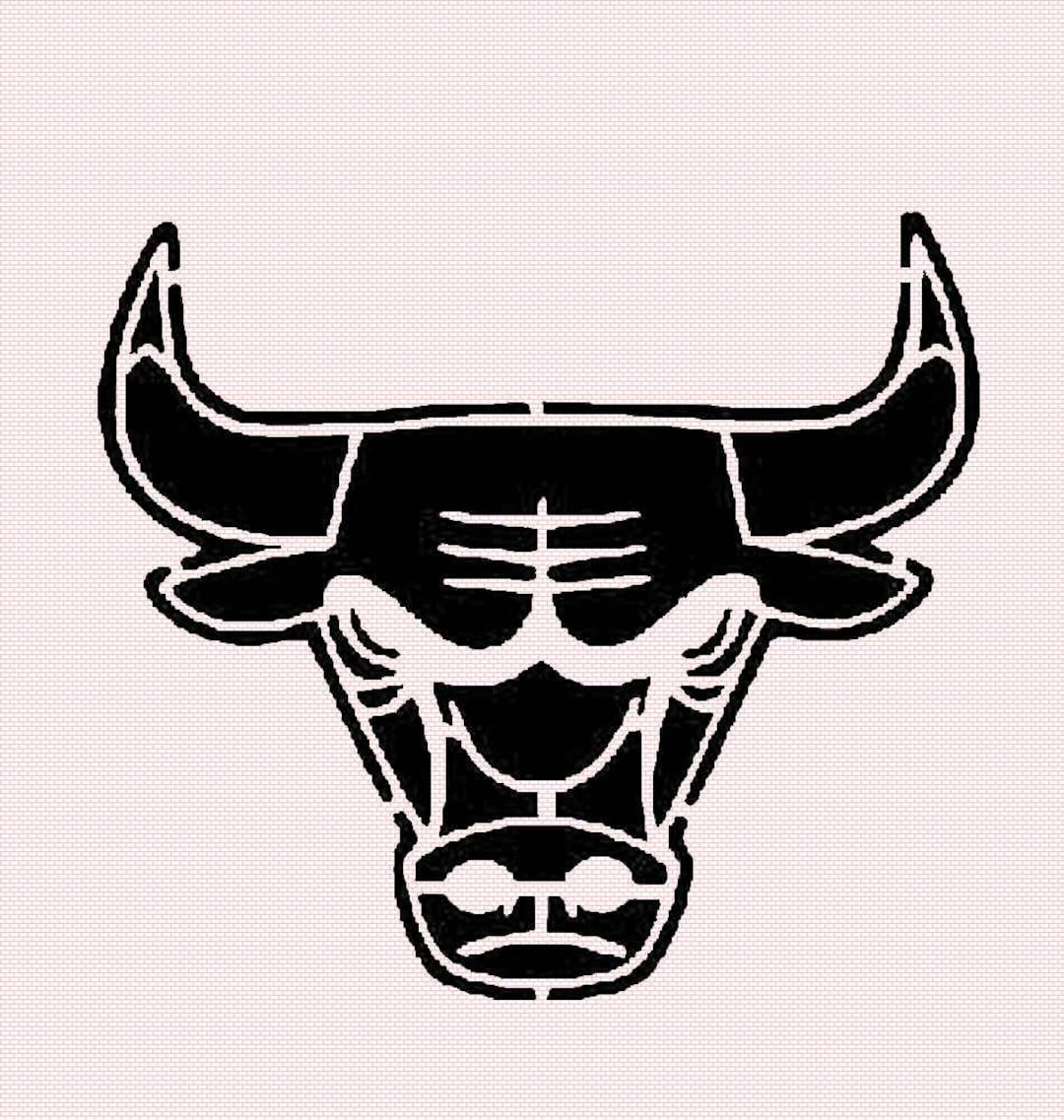 Detailed Bull Head Stencil Bulls Animal Ranch Stencils - Etsy