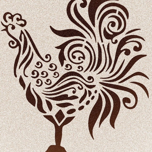 Chicken Stencil - Etsy