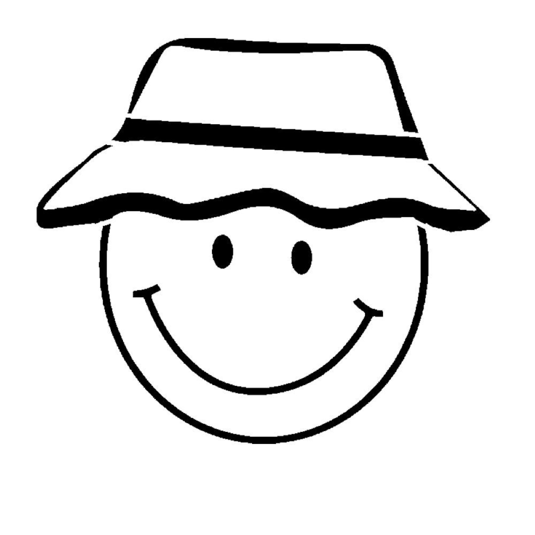 Smiley Face Camper Stencil Camping Stencils - Etsy