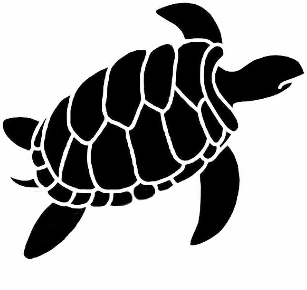 Sea Turtle Stencil Turtles Nautical Stencils - Etsy