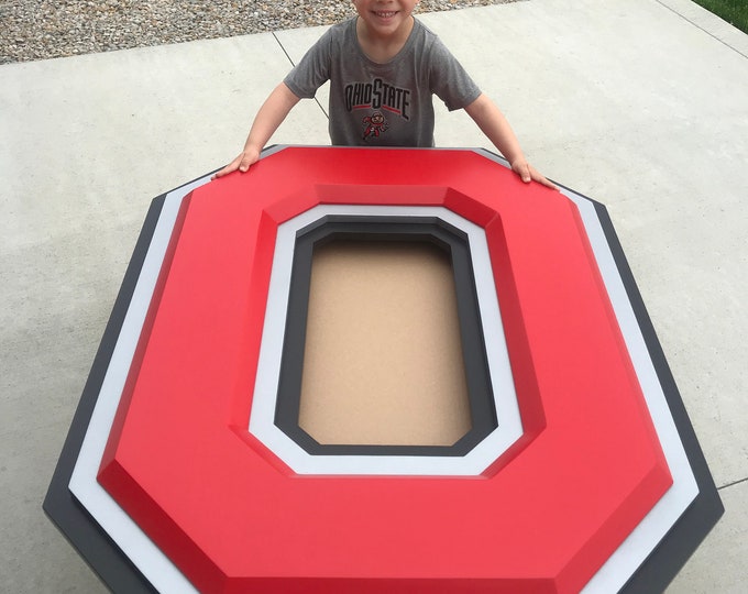 35"x45" Backlit Block O - Etsy