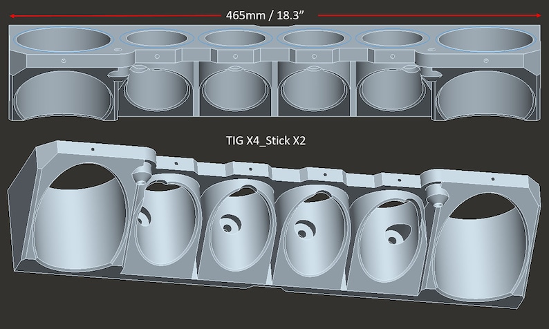 Cart Mounting Brackets for Welding Rod Tubes/containers - Etsy