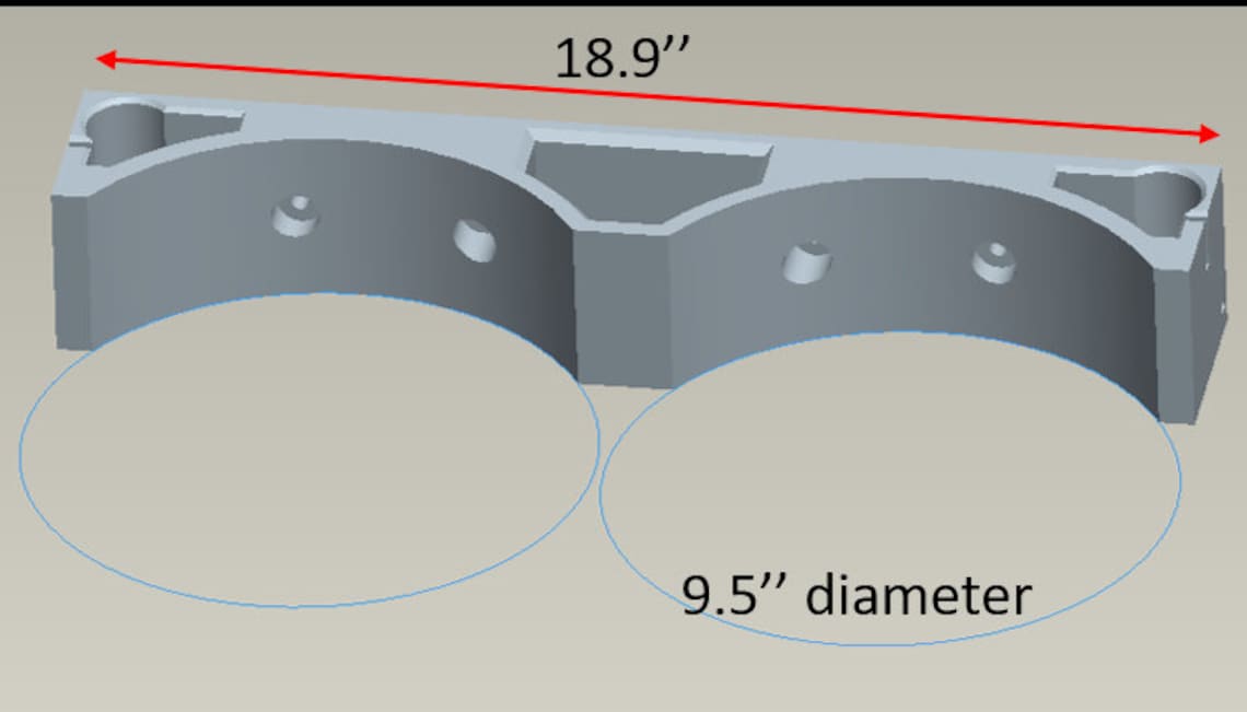 Dual Welding Gas Cylinder Tank Mount - Etsy